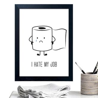 Generic Lustige Bad-Kunst F&uuml;r Wand | 30x40 Cm Humorvoll Unframed Wandschild | Spa&szlig; Wandkunst Badezimmerbilder,F&uuml;r B&uuml;ro Wohnung StudentenHotel Toilette