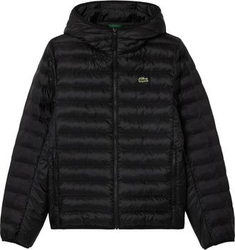 Lacoste Herren Steppjacke mit Kapuze wasserabweisend