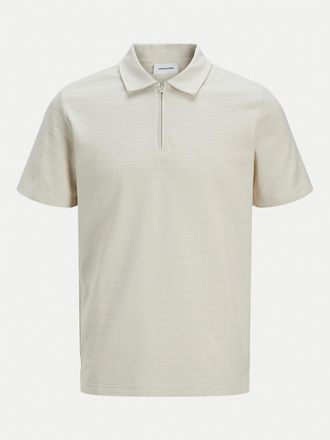 Jack & Jones Jack & Jones Poloshirt Benja 12269338 Beige Regular Fit