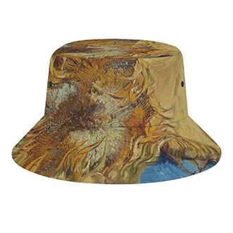 Generic Tournesols Chapeau Pêche Pliable Chapeaux De Seau Anti-UV Visière Capeline pour Femme Loisirs Chasse