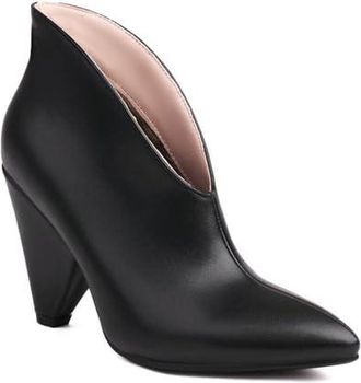 Generic Bottines &agrave; enfiler &agrave; bout pointu et &agrave; talons coniques pour femme - Pour lhiver, la mari&eacute;e, les f&ecirc;tes de mariage - Chaussures habill&eacute;es d&eacute;contract&eacute;es, 