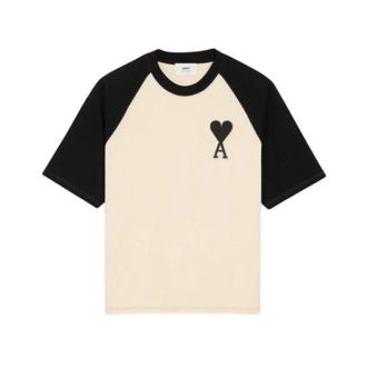 Ami Ami De Coeur Raglan T-Shirt - - Tops - Herren - Beige - S