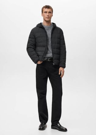 Mango Veste matelass&eacute;e rembourrage duvet et plumes noir - Homme - XXL - MANGO MAN