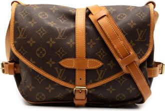 Louis Vuitton Hobo Bags - Monogram Saumur 30 - Gr. unisize - in Braun - f&uuml;r Damen