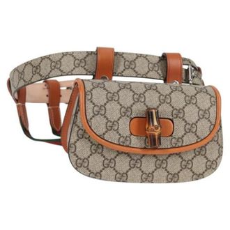 Gucci Pre-owned Leder crossbody-taschen - - Pre-owned - Damen - Beige - ONE SIZE