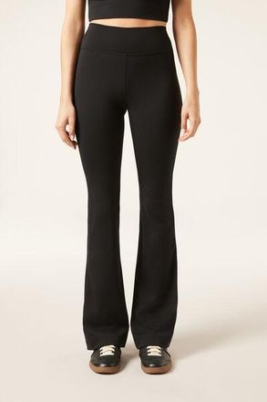 Calzedonia Schlaghose Aus Soft Touch-gewebe First Class Schwarz