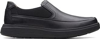 Clarks Mocassins à enfiler pour homme, Noir, 42 EU