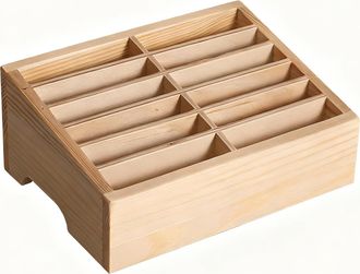 Generic Handyhalter for Den Klassenraum, 60-Raster-Telefonaufbewahrungsbox, Keine Installation Erforderlich, Geeignet for Schulen und Privathaushalte(Beige,12