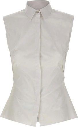 HUGO BOSS Femme, Tops, Blanc, Taille: 44 FR Burbella Blouse
