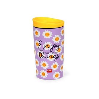 Legami Legami - Vacuum Tumbler Hot & Cold, Thermobecher, leicht und widerstandsf&auml;hig, Edelstahl, 250 ml Fassungsverm&ouml;gen, f&uuml;r alle Arten von Getr&auml;nken, mit h