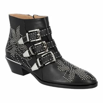 Chlo&eacute; Leder boots - - Shoes - Damen - Schwarzk - 37 EU