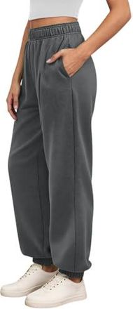Generic Pantalon de Jogging Taille Haute pour Femme, Pantalon de Jogging Ample Y2k avec Poches, Pantalon de Sport dhiver et dautomne pour entra&icirc;nement n20