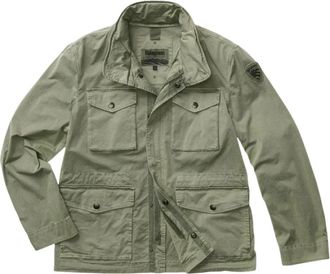 Blauer Homme, Vestes, Vert, Taille: S Ashmont Dyed Jacket