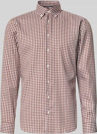 Christian Berg Regular Fit Business-Hemd mit Button-Down-Kragen