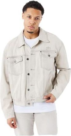 Project X Paris Veste en jean densemble Gris clair XXL