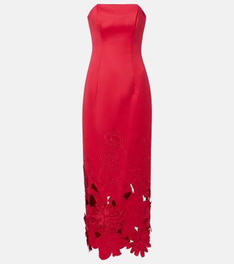 LEO LIN Robe longue Rayna à fleurs