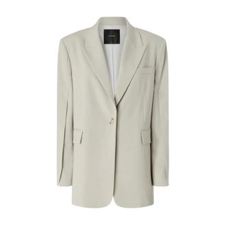 Pinko Pinko, Femme, Vestes, Gris, Taille: 38 FR Grace Giacca Fluido