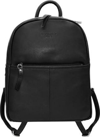 Zerimar | Sac &agrave; dos en cuir v&eacute;ritable pour femme, style d&eacute;contract&eacute; | Sac &agrave; dos en cuir naturel pour femme avec plusieurs compartiments | Id&eacute;al au quotidien| 