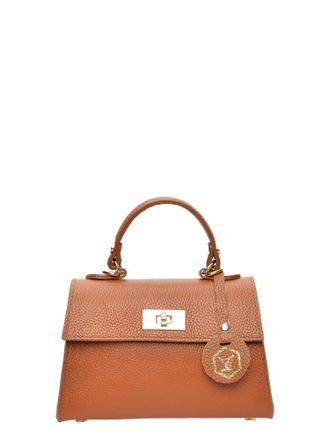 Luisa Vannini Braun Rindsledertasche