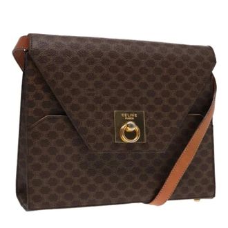 Celine Pre-owned Cuir sacs-celine - Femme - Pre-owned - Brun - Taille: ONE Size