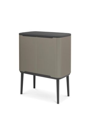 Brabantia Abfalleimer, Grau, Kunststoff, 36 L, K&uuml;chen, K&uuml;chenausstattung, M&uuml;lleimer