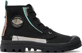 Palladium Schnürstiefeletten PAMPA UNDERLAYER 99183-008-M Schwarz