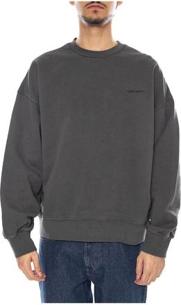 Carhartt Work in Progress Homme, Sweatshirts et sweats &agrave; capuche, Gris, Taille: M Benton SweaT-shirt