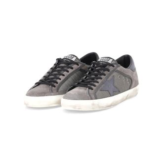 Golden Goose Low-Top Sneaker - Sneaker aus Veloursleder - Gr. 41 (EU) - in Grau - f&uuml;r Damen