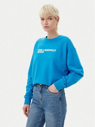 Karl Lagerfeld Sweatshirt A1W20005 Blau Regular Fit