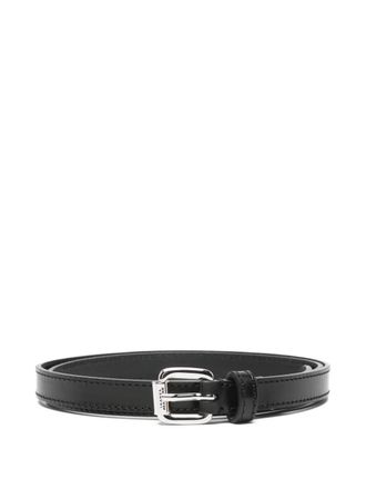 Isabel Marant ceinture en cuir à boucle Chelsea - Noir