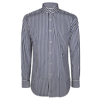 Xacus Homme, Chemises, Bleu, Taille: 2XL Pot en verre &agrave; base large