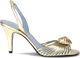 Valentino Garavani Femme, Chaussures, Jaune, Taille: 38 EU Sandales Royales avec D&eacute;tail Coeur 3D