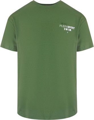 Plein Sport Kurzarm-T-Shirt in Oliv