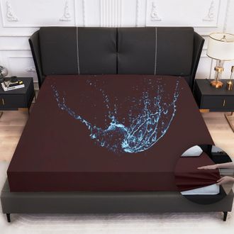 Arcona Matratzenschoner wasserdicht 90 x 200, Inkontinenz Spannbettlaken 90x200, Atmungsaktive Matratzenbezug, wasserdichtes Bettlaken Nässeschutz Spannbettt