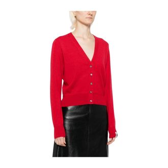 Bally Femme, Pulls, Rouge, Taille: 38 FR Cashmere Cardigan