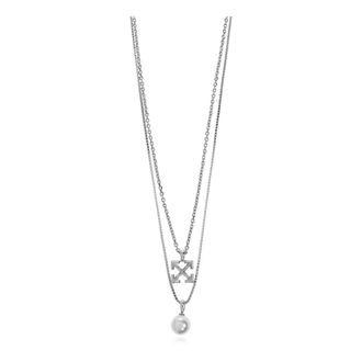 Off-white Perlenkette - - Accessories - Herren - Grau - ONE SIZE