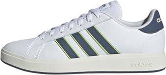 adidas Homme Grand Court TD Lifestyle Court Casual Shoes Basket, FTWR White Preloved Ink Off White, 40 EU