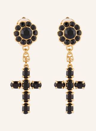 Dolce & Gabbana Ohrclips schwarz
