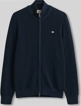 GANT Regular Fit Strickjacke aus reiner Baumwolle