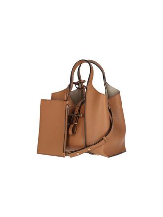Tod's Tods Hobo Bags - T-Timeless Mini Bag, In Brown Hammered Calfskin - Gr. unisize - in Braun - f&uuml;r Damen
