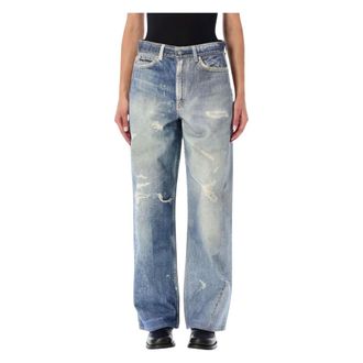 Our Legacy Femme, Jeans, Bleu, Taille: 34 FR Jean Coupe Large