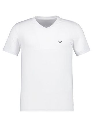 Emporio Armani Herren Unterw&auml;sche wei&szlig; Baumwolle & Mix unifarben