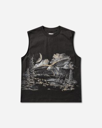 Roa Men s Fai Sleeveless T-Shirt Washed Black