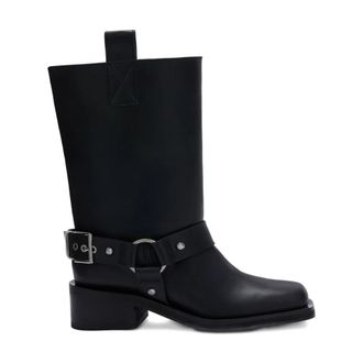 Ganni 50mm Harness-Strap Boots - - Shoes - Damen - Schwarzk - 35 EU
