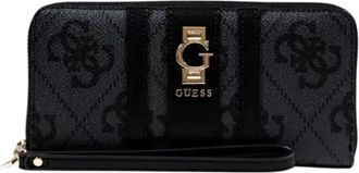 Guess Femme, Accessoires, Noir, Taille: ONE Size Portefeuille Imprimé Chic avec Poches