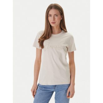 Guess T-Shirt W6GI08 K3023 Beige Regular Fit