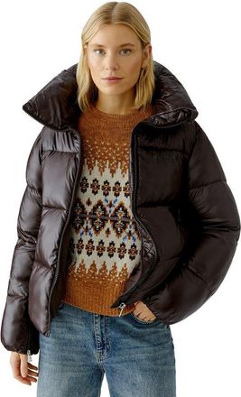 Oui Steppjacke Oui Damen Steppjacke - ganache (1-St)