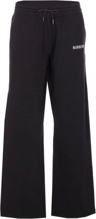 Burberry Femme, Pantalons, Noir, Taille: 38 FR W Jersey Pantalons