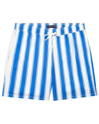 Tommy Hilfiger Schnelltrocknende Badeshorts mit Streifenmuster in
