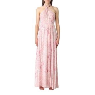 Patrizia Pepe Femme, Robes, Rose, Taille: 42 FR Robe Maxi &agrave; Imprim&eacute; Floral